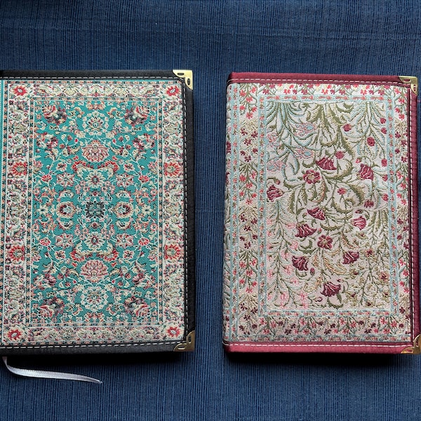 Handmade Fabric Journal|kilim Pattern Woven Notebook|handy Gift Writers ...