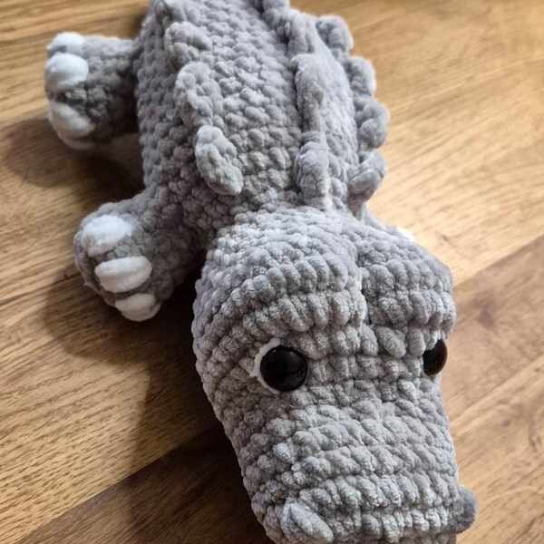 No Sew Alligator Crochet Pattern Crocodile Amigurumi Pattern DIY ...