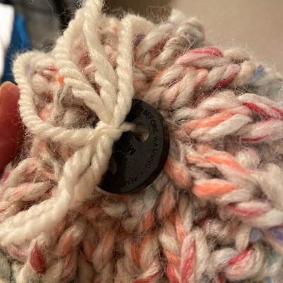 Pom-pom Buttons for Use With Faux Fur and Yarn Pom Poms That Are ...