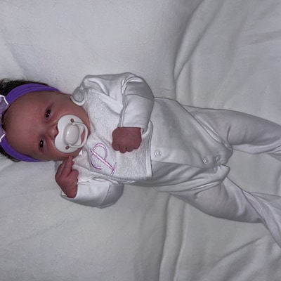 Red Satin Headbands With Matching Sock Red Flower Embroidery Nylon ...