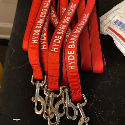 Custom Personalized Embroidered Dog Leash - Etsy