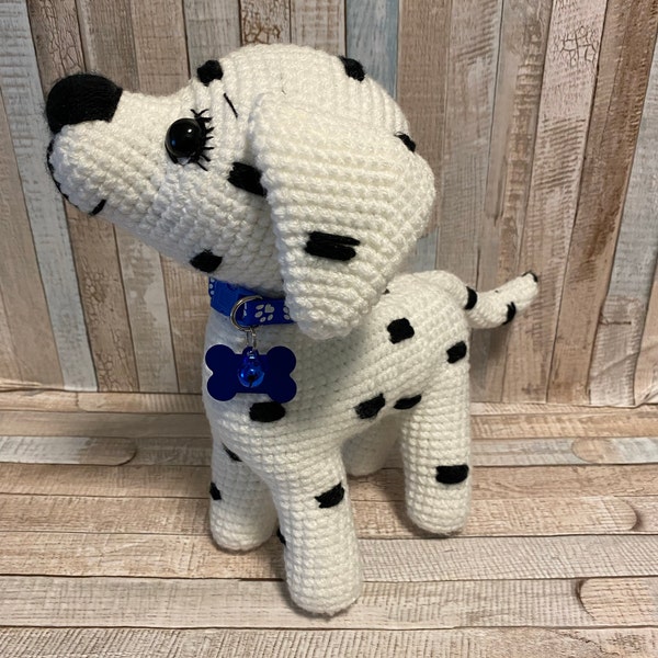 Cute Dalmatian Dog Amigurumi Crochet Pattern - PDF Tutorial With Step ...