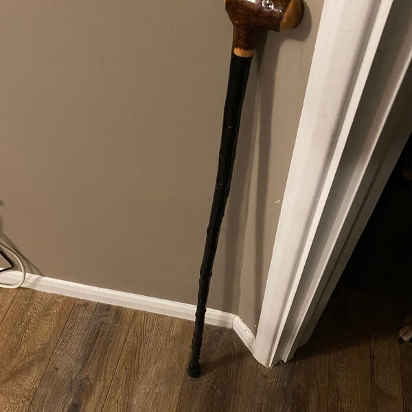 A Stout Irish Blackthorn Walking Stick With 3 Coats of Tung Oil ...