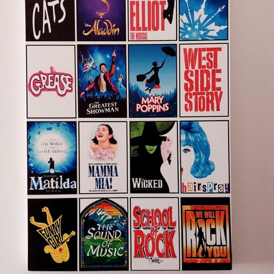 Broadway Musical Quilt Favorite Broadway Musicals on a - Etsy