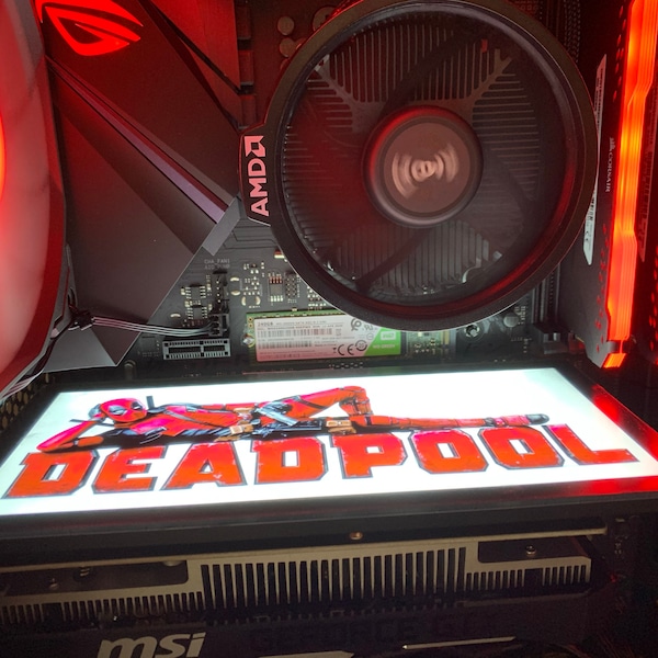 Custom Light RGB GPU Backplate Graphics Card Decoration Board ...