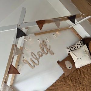 Personalised Wooden Name Sign Custom Wall Art Baby Name - Etsy UK