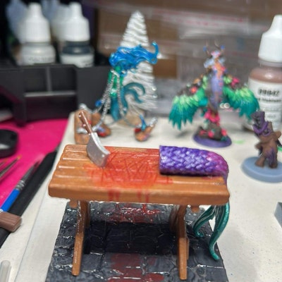 Red Gargoyle Statue Model Kit by Creative Geek MB - Etsy