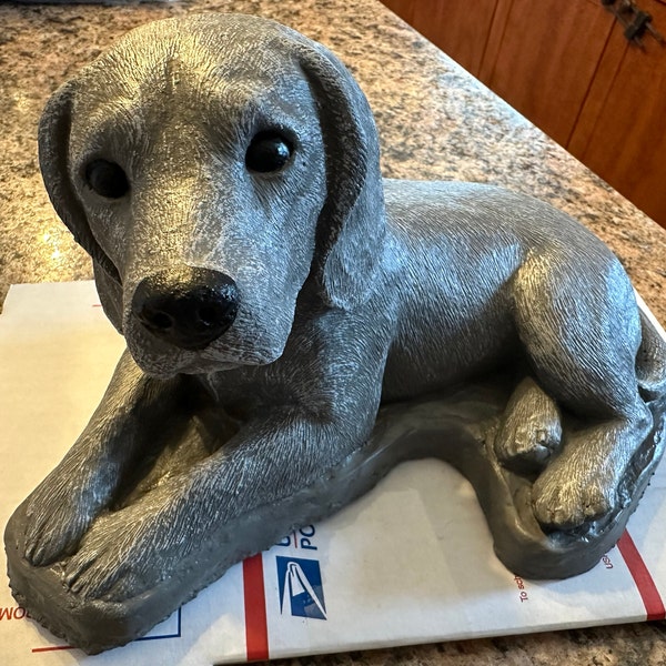 Beagle Statue, Concrete Dog Statues, Garden Decor, Pet Memorial, Garden ...