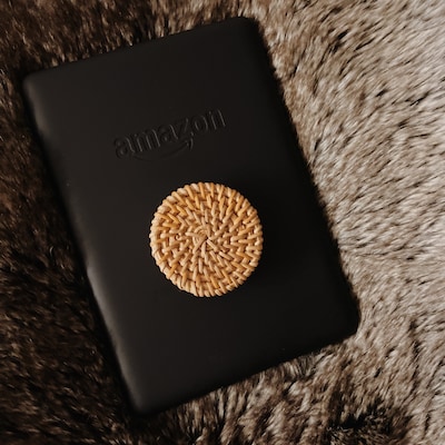 Rattan Popsocket/kindle Grip - Etsy