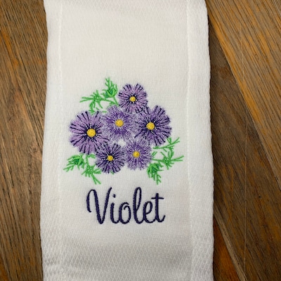 Violet Floral Arrangement Embroidery Design. Machine Embroidery Design ...
