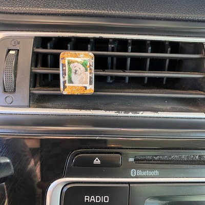 Mini Personalized Resin Photo Car Vent Clip, Anniversary/couples Gift ...
