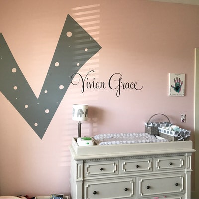 Name Wall Decal Kids Nursery Name Wall Decal Nursery Wall Decal ...