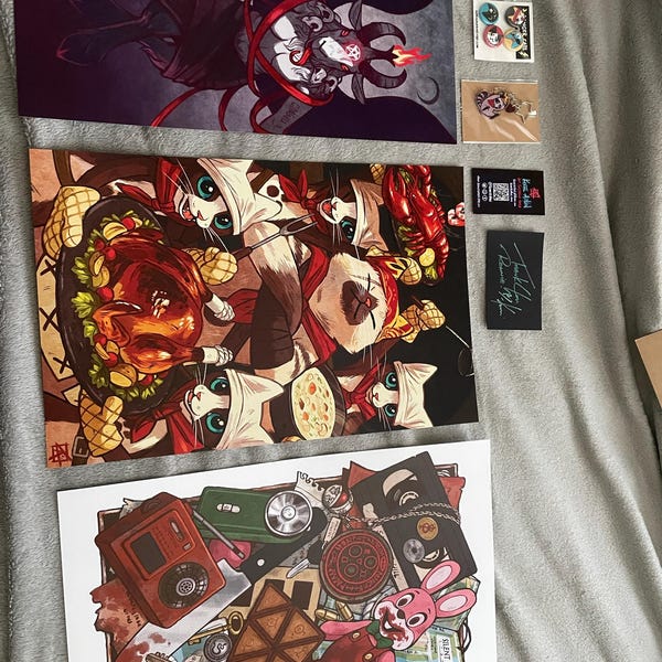 Meowscular Chef- 11"x17" Print - Monster Hunter World Palico Fan Art - Etsy