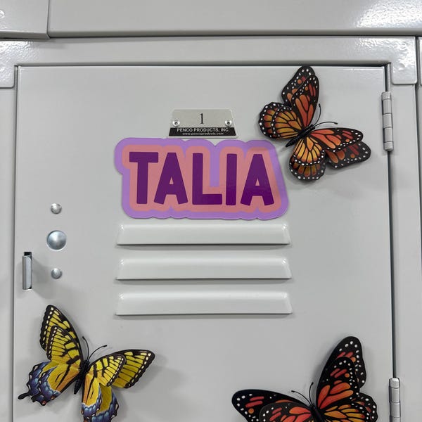 Personalized Volleyball Magnet for Locker | Volleyball Team Stickers ...