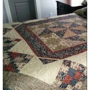 Floating Four Patches Quilt Pattern. Download Copy. - Etsy