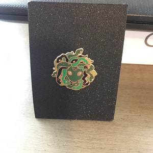 Medusa Sprite Pins. 1.25 Gold Greek Mythology | Etsy