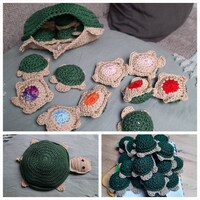Turtle Crochet Memory Game Complete Guide Crocheting - Etsy Canada