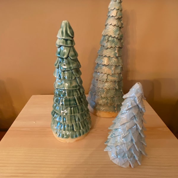 Handmade Ceramic Leaf Tree: 8" Decorative Colorado Tree - Etsy