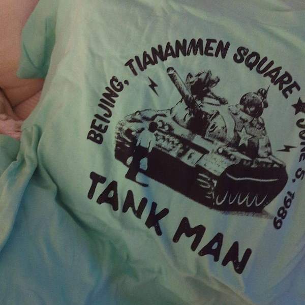 Tank Man Shirt Tiananmen Square T-shirt - Democracy Freedom Chinese ...