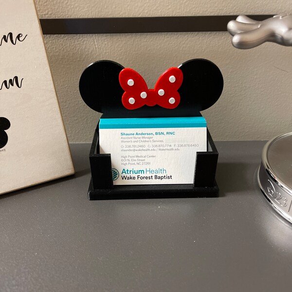 Mickey Mouse 3D Printed Disney Sticky Note Holder for Desk, Work ...