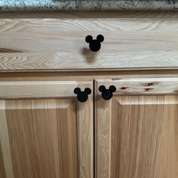 Mickey Mouse Knob | Disney Bathroom Handle | Disney Home Decor | Disney Kitchen Pull | Drawer ...