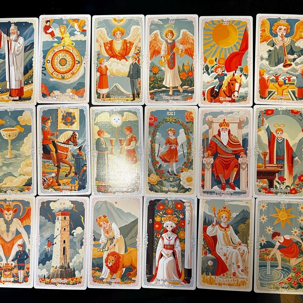 Cards of Blasphemy Rider-waite Tarot Major Arcana Lord of Mysteries ...