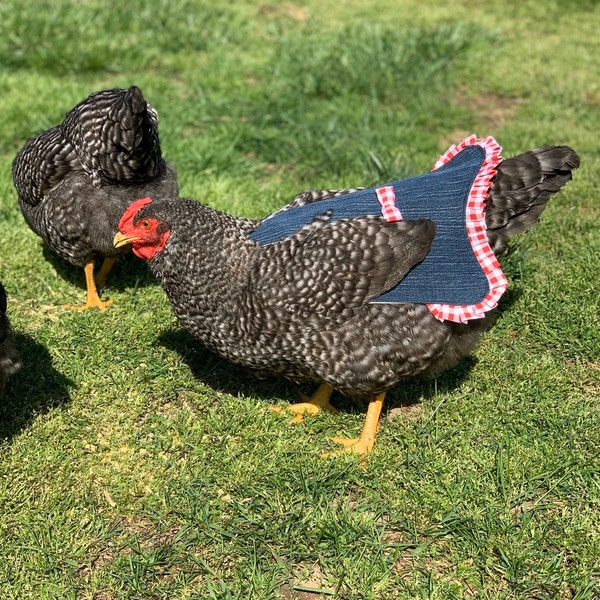 Chicken Saddle, Hen Apron, Hen Back Saver. Optional Wing Protector - Etsy