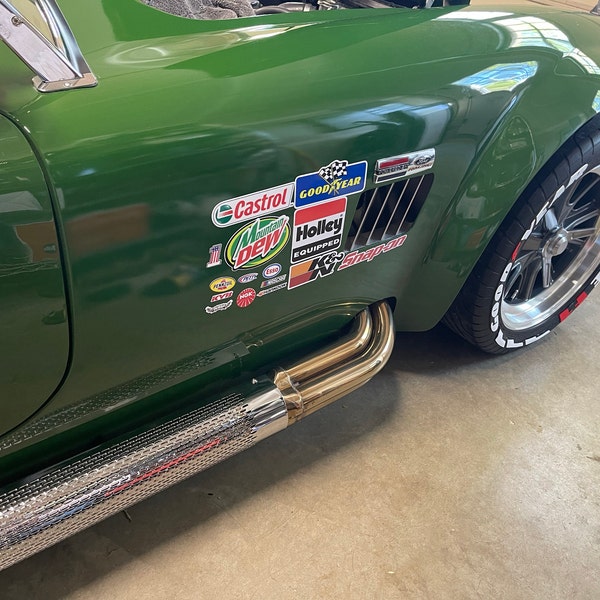 FREE SHIPPING 100+ Racing Decals Stickers Drag Race Nascar High Quality ...