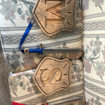 Toy Knight Shield and Sword Wood Toy Make Pretend for Children - Etsy