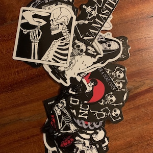 25/50 Vinyl Black White Theme Stickers Die Cut Decal Set - Etsy