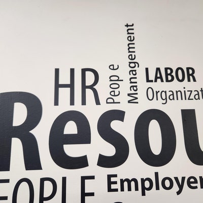 Human Resources Decals Office Decal-office Wall Sticker-vinyl Decals ...