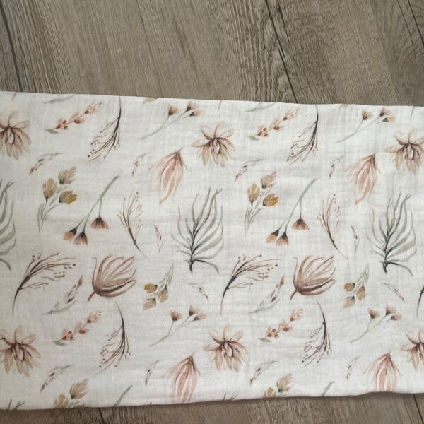 French-Terry Stoff Druck "Sarah" grüne Blätter, Zweige, Ranken auf rosa pinkem Hintergrund - Etsy.de