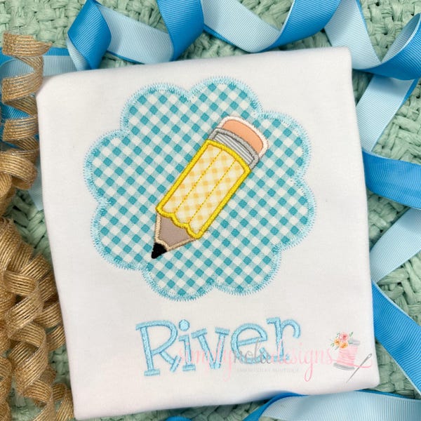 Scallop Zigzag Patch Applique Design - Etsy