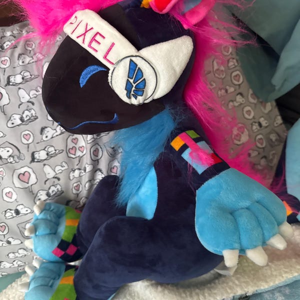 Furry Fursuit Worm on a String Head Base 3D Printed(one Size Fits Most ...