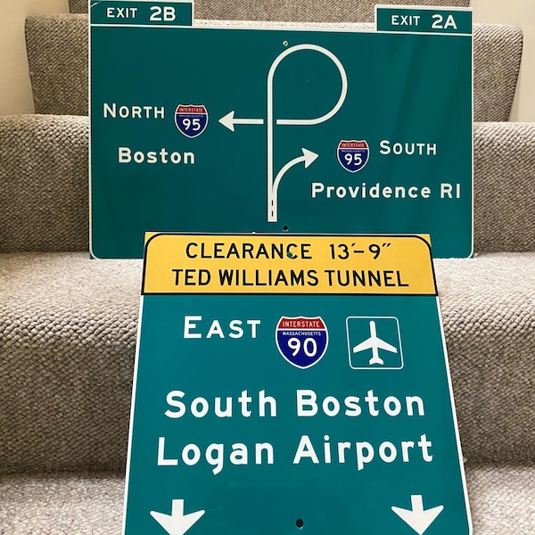 New York City Brooklyn Queens Expressway Highway Marker Road Sign 1965 ...