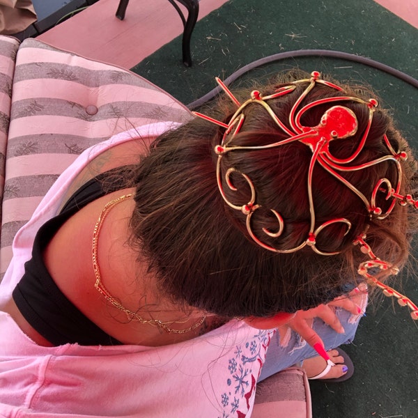 Octopus Bun Cover - Etsy