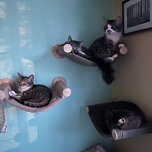 Cat Stairs / Wall-mounted Cat Steps/ Cat Furniture / Cat Scratching ...