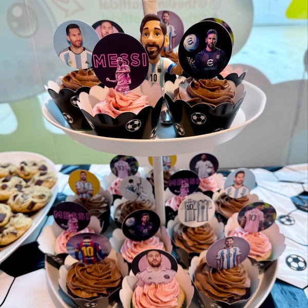 Lionel Messi | 2" Cupcake Toppers | INSTANT DOWNLOAD Digital File - Etsy