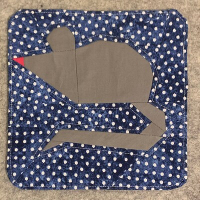 LITTLE MOUSE Paper Pieced Block Pattern in PDF - Etsy