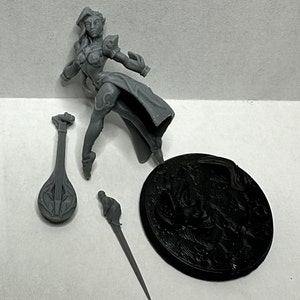 Vampire Bride Dnd Miniature female Warrior Miniatures for Tabletop ...