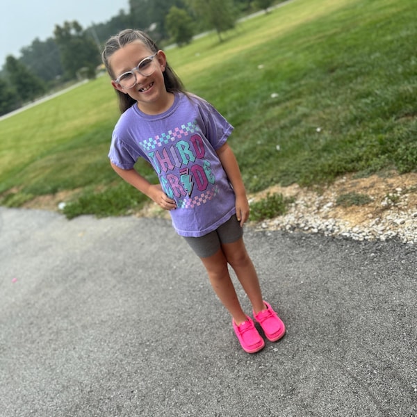 Second Grade Back to School T-shirt Comfort Colors®, Lightning Bolt ...