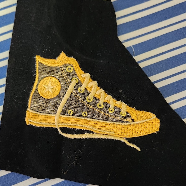 5 Sizes Converse All Star Applique Embroidery Designs, Converse ...