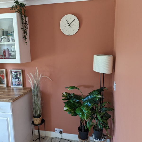 Cow Wall Clock - Decoupage Photo Clock - Brown Calf Clock - Farm Animal ...