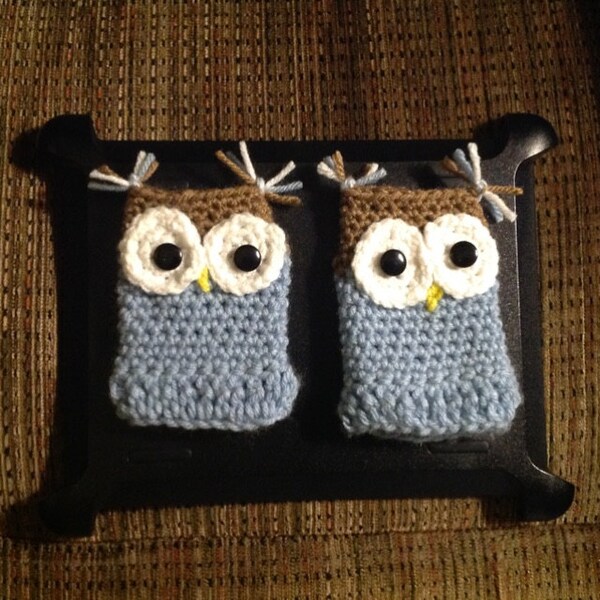 Crochet Gloves Pattern, Owl Gloves Pattern, Tutorial, Amigurumi Style ...