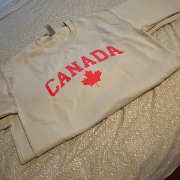 Canada Sweatshirt, Canada Flag Sweat, Canadian Shirt, Canadian Girl ...