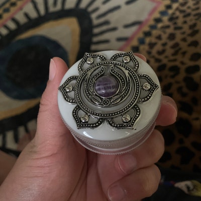 Mini Amethyst Triple Moon Grinder Aluminium Herb Tobacco - Etsy