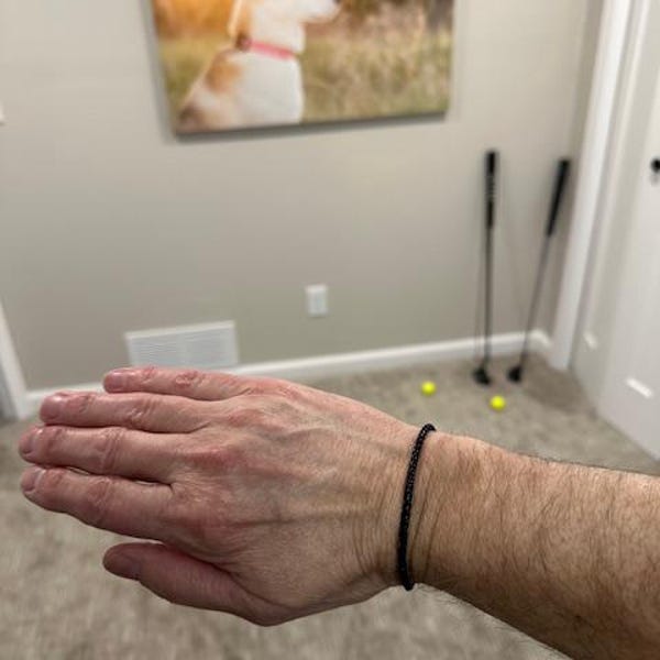 Minimalist Dainty Black Stainless Steel Chain Bracelet for Men, Men's ...