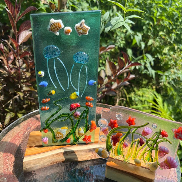 Budget Pine Glass Stands, Multi Buy of 30 Stands for Fused Glass, Art ...