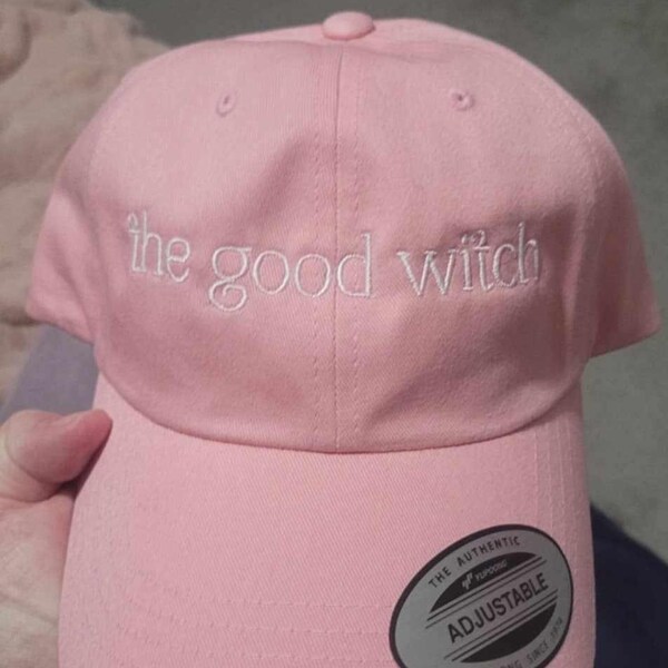 The Good Witch Sweatshirt (pink With Hot Pink Embroidery - Center ...