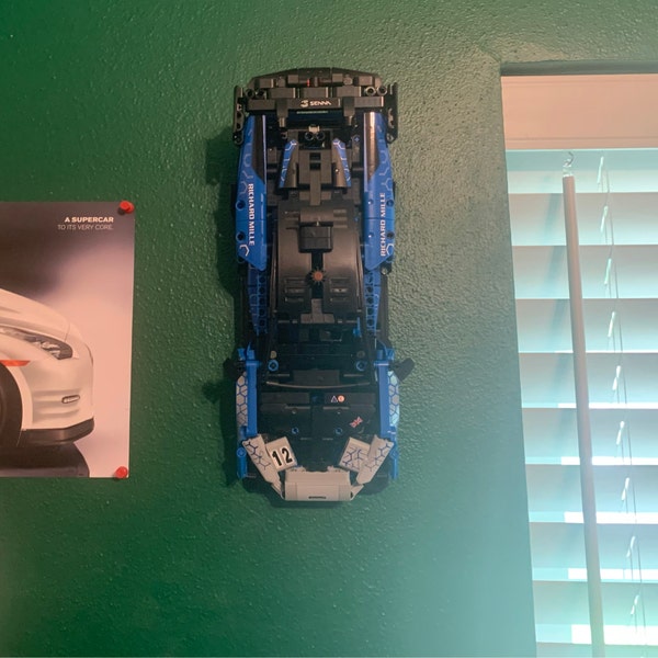 Ultimate Display Wall Mount for Lego Technic Car Porsche RSR, Bugatti ...